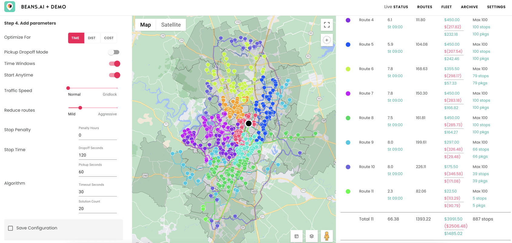Dynamic Route Planner feature optimizes over 10K stops in minutes